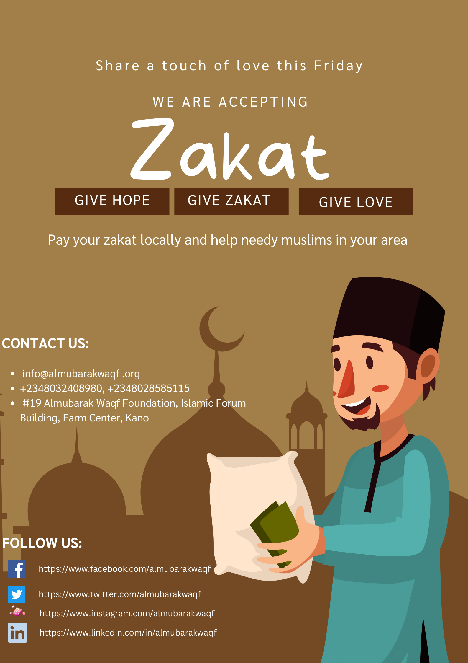 THE RECIPIENTS OF ZAKAT – Al-MubarakWaqf